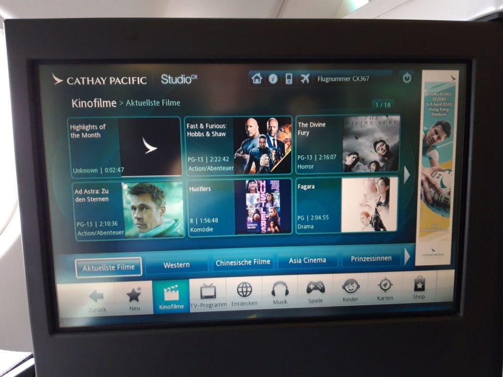 Cathay Pacific Business Class A330 Review
