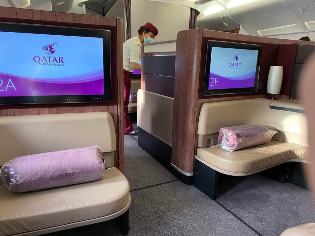 Qatar Airways First Class A380 Review >> Doha - Bangkok